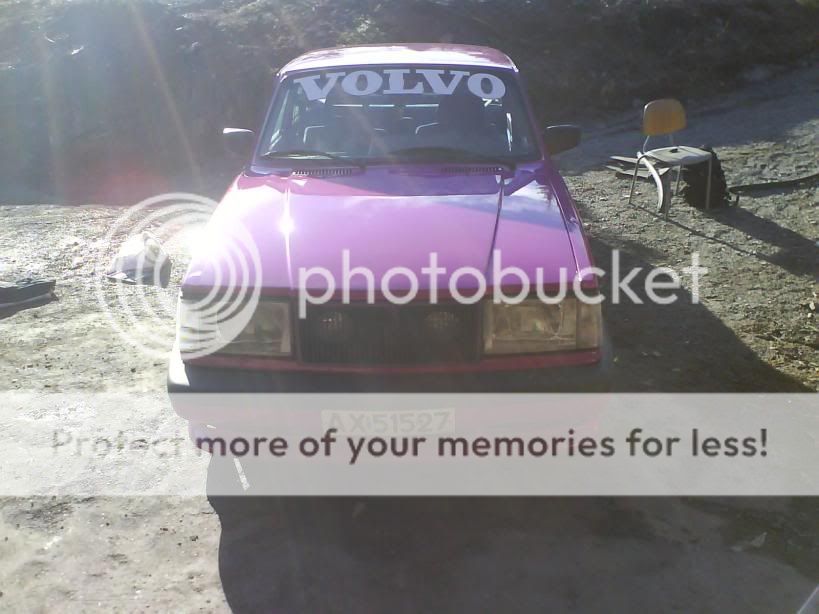 rosa volvo 240 turbo prosjekt!