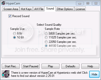 Hypercam Guide - Record video replays of games. - Support - XWIS
